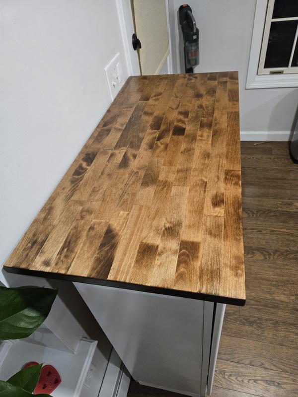 Sparrow Peak 4-ft x 25-in x 1-in Unfinished Birch Butcher Block ...