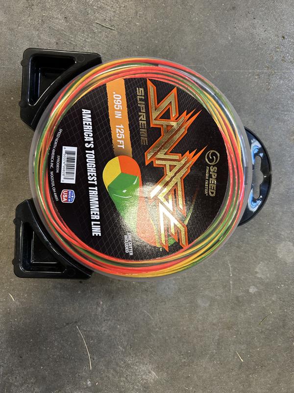 SPEED Savage supreme 0.095-in x 125-ft Spooled Trimmer Line FPRO08594 ...