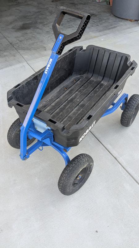 Kobalt 7-cu ft Poly Yard Cart 52303 at Lowes.com