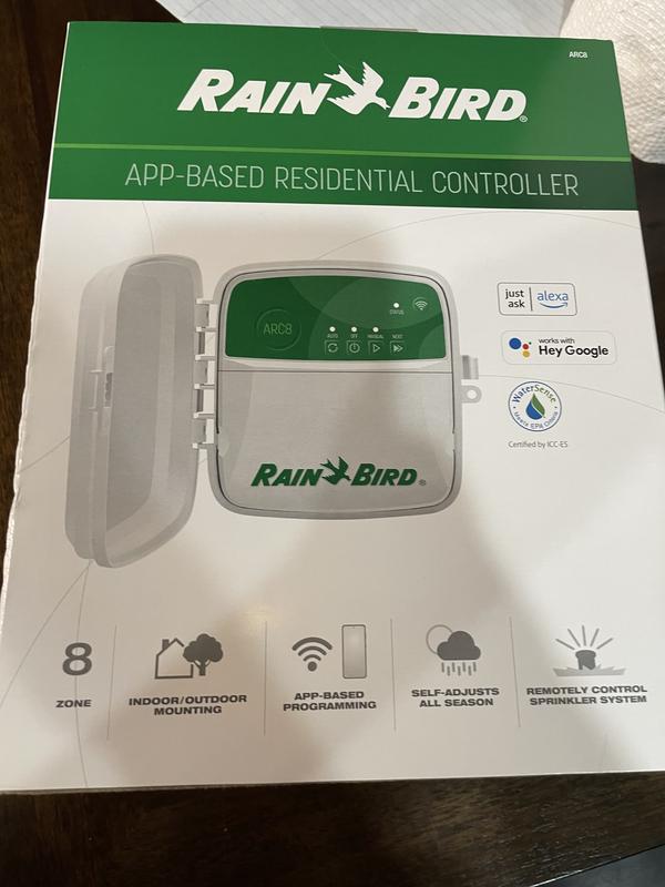 Rain Bird 8-Station Digital Wi-Fi Compatible Indoor/Outdoor Smart Irrigation Timer ARC8 at Lowes.com
