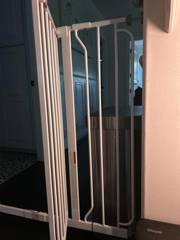 Regalo Gate Extension 6-in x 36-in Pressure/Hardware Mounted White ...