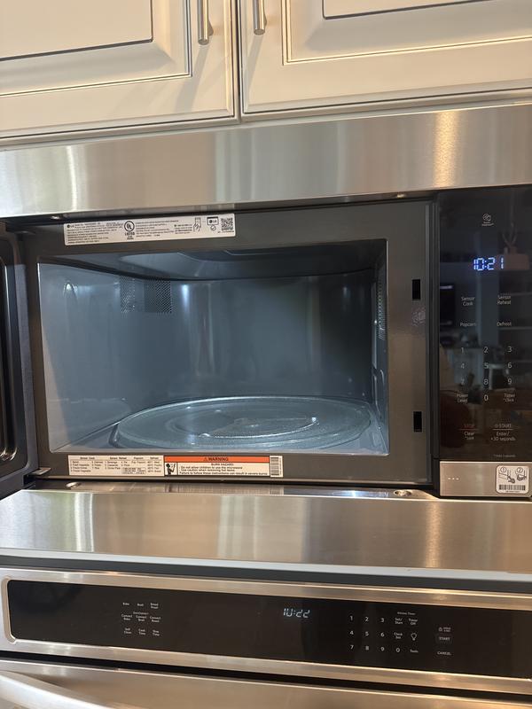 LG 2-cu ft Large 1200-Watt Sensor Cooking Controls Countertop Microwave ...