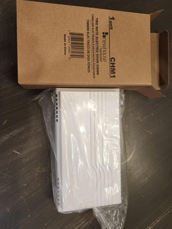 Newhouse Hardware White Wired Doorbell Kit CHM3D at Lowes.com