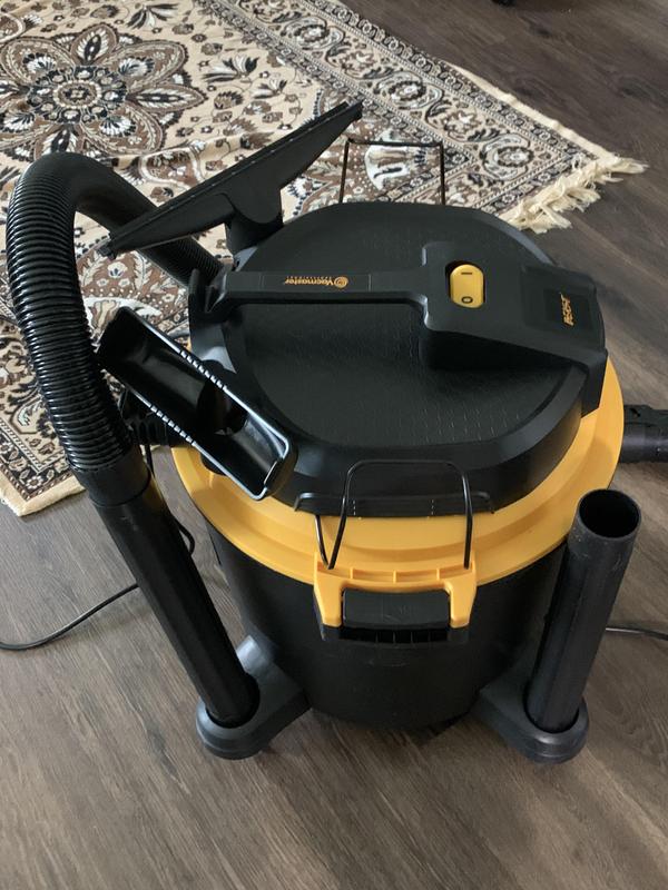 Vacmaster Professional 16-Gallon 6.5-HP Corded Wet/Dry Shop Vacuum with ...
