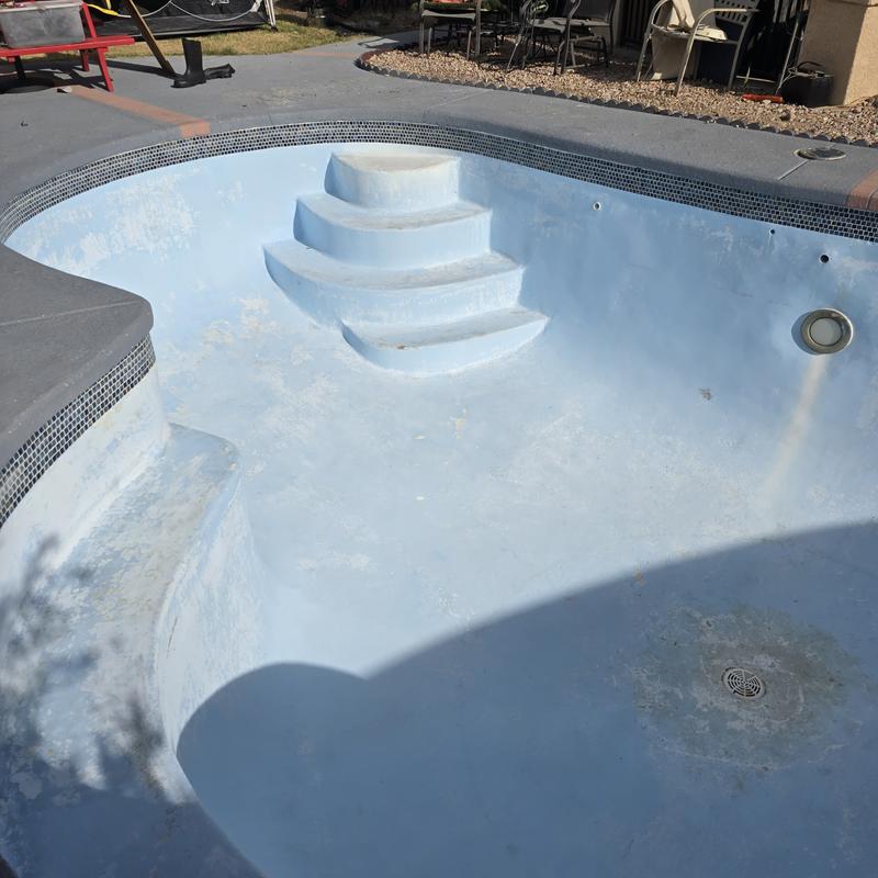 Armorpoxy Industrial Grade, 2 Part Epoxy Pool Paint Satin Light Blue ...