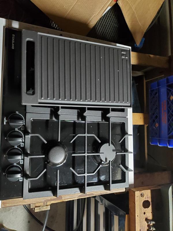GASLAND 24-in 4 burners Black Gas Cooktop (Griddle Included) in the Gas ...