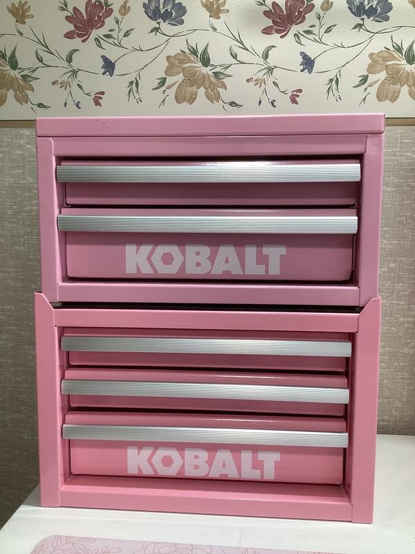 Kobalt Mini 10.83-in W x 5.91-in H x 5.91-in D 2-Drawer Red Steel Tool ...