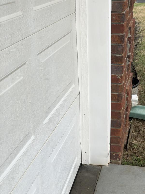 Royal Mouldings Limited 9-ft x 2-in x 7/16-in Black PVC Garage ...