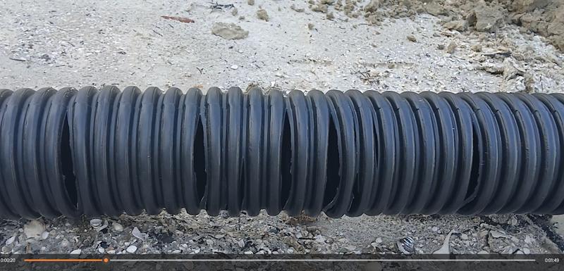 ADS 4-in x 100-ft Corrugated Perforated Pipe 04010100 at Lowes.com
