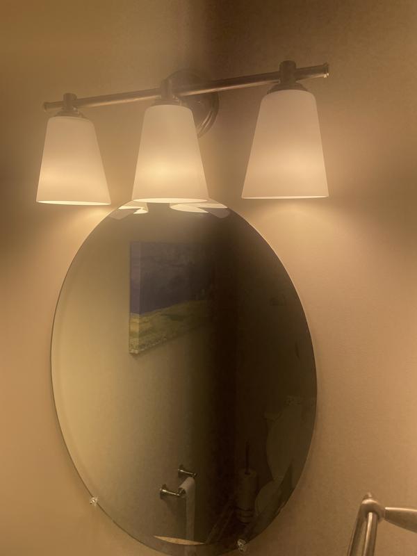 Lucere Vanity Light 20.25-in 1 Light Matte Black Modern/contemporary ...