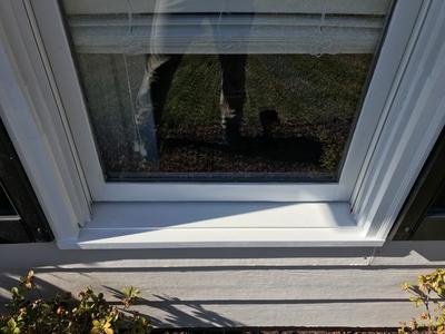 RELIABILT 1-1/4-in x 4-3/4-in x 7-ft Primed Pine 825 Sill in the Window ...