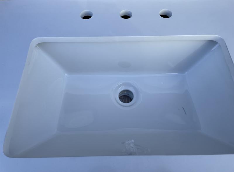 allen + roth Cantrell 30-in Oak Undermount Single Sink Bathroom Vanity ...