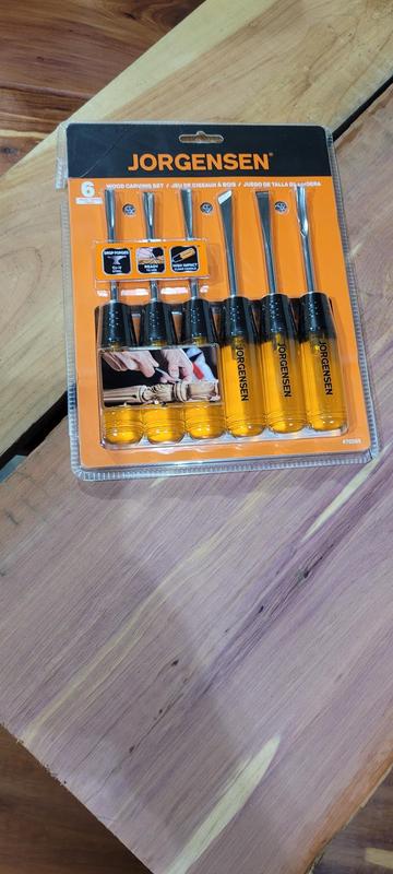 Jorgensen 6-Pack Woodworking Chisels Set 70565 at Lowes.com