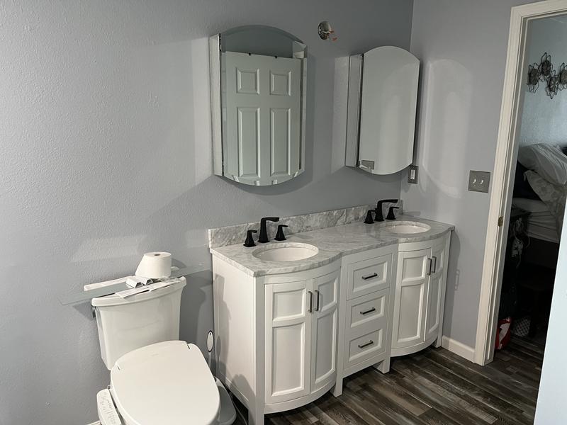 allen + roth Moravia 60-in White Undermount Double Sink Bathroom Vanity ...