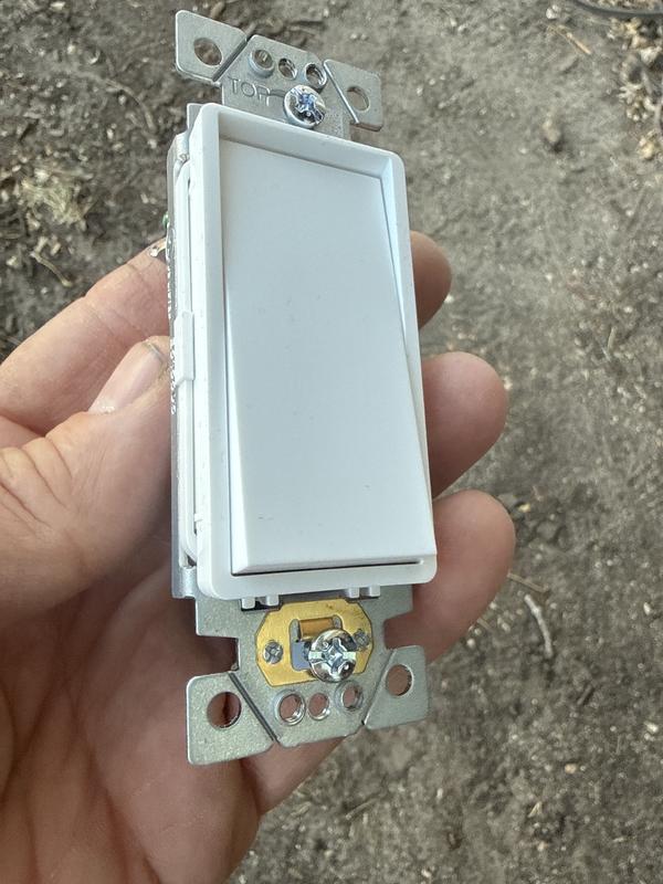 Square D X Series 20-amp 3-way Rocker Light Switch , Gray in the Light ...