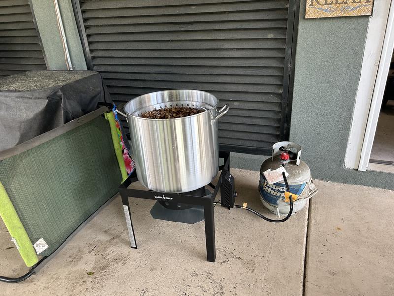 Camp Chef 80-qt Boil Pot with 1 -Burner Propane Electronic Stainless ...