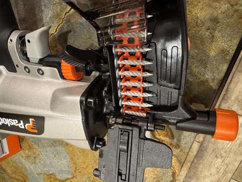 Paslode tetraGRIP 1-1/8-in Pneumatic Siding Nailer 515400 at Lowes.com