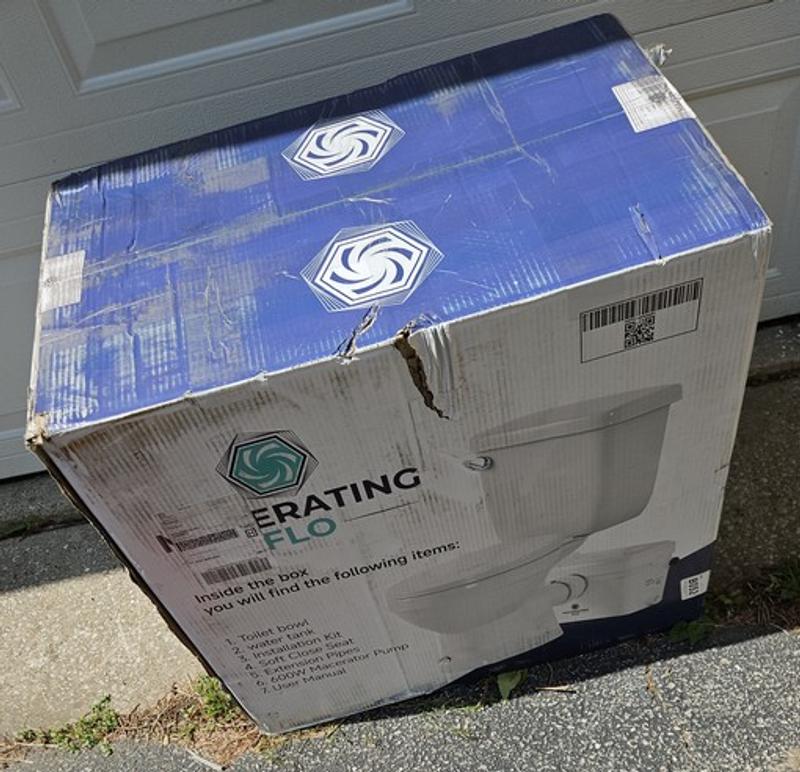 Maceratingflo R1 600W White Round Standard height 1.6 GPF Soft Close 2 ...