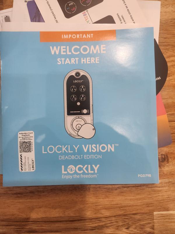 Lockly Vision Video Doorbell Smart Locks Matte Black Smart Lock ...