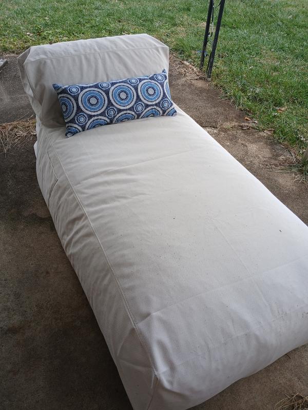EDYO LIVING CloudRest Set of 4 Beige Plastic Frame Stationary Chaise ...