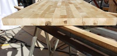 The Baltic Butcher Block 8-ft x 24.96-in x 1.75-in Natural Birch ...