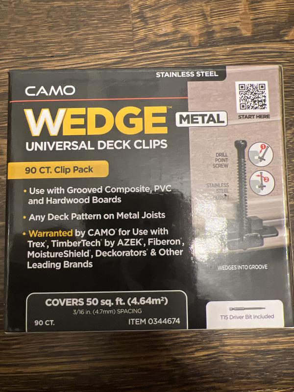 CAMO Wedgemetal Clip 2-in 410 Stainless Steel Hidden Deck Fastener 50 ...