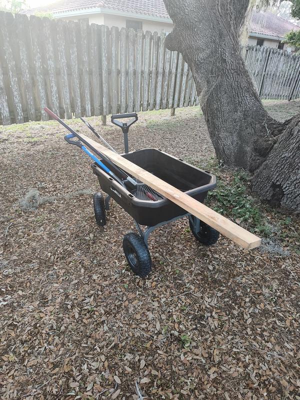 Gorilla Carts 7-cu ft Poly Yard Cart GCG-7 at Lowes.com