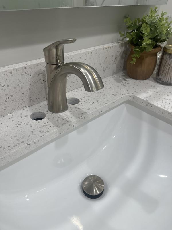 Pfister Weller Polished Chrome Single hole 1-handle WaterSense Mid-arc ...