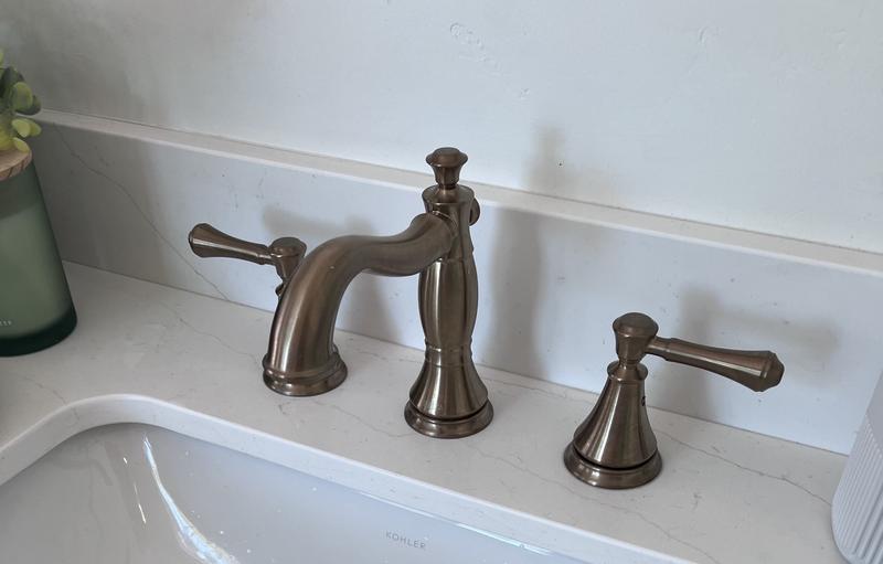 Delta Cassidy Polished Nickel Widespread 2-Handle WaterSense Bathroom ...