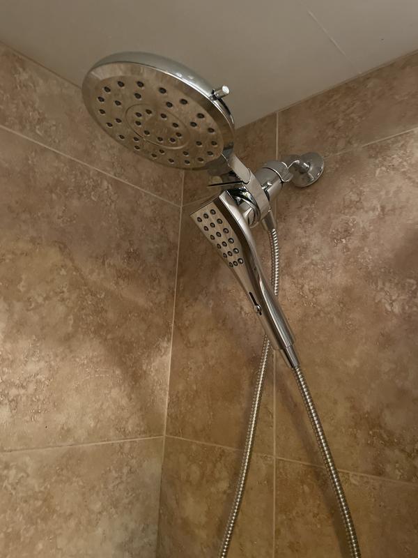 Moen Verso Magnetix Brushed Gold 7-in Round Dual/Combo Rain 2.5 GPM ...