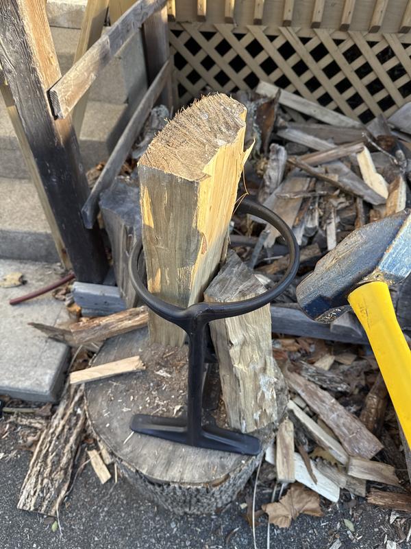 Kindling Cracker Cast iron Wood splitter with Metal Handle in the ...