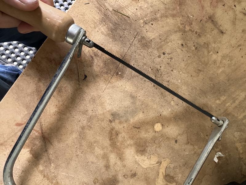 Kobalt 6.5-in Bi-metal Coarse cut Coping saw blade 6 -Pack in the Hand ...