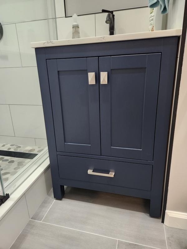 Eviva London 36-in White Undermount Single Sink Bathroom Vanity with ...