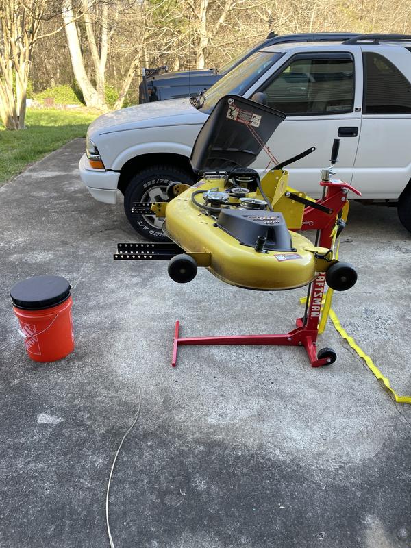 MoJack Steel Lift for Riding Mower (Compatible with EZ, XT 750, PRO ...