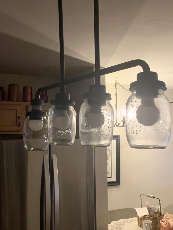 Quoizel Jana 4-Light Matte Black Transitional Chandelier LWS4244N at ...