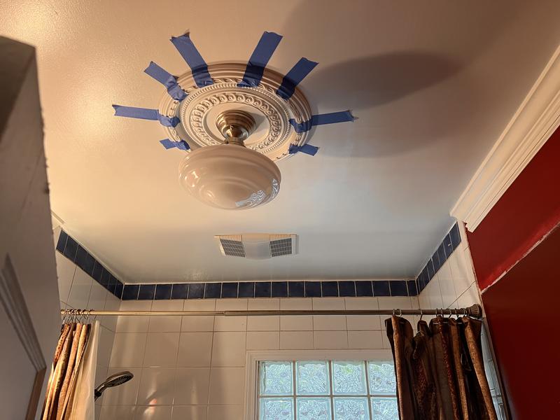 Ekena Millwork Cole Thermoformed 22-in W x 22-in L Painted Metallic ...