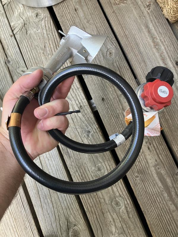 Camp Chef Steel-braided Propane Regulator with Hose - Lowes.com