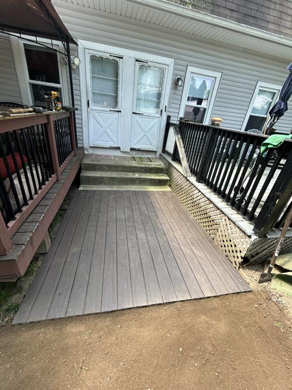 TROPICS 1-in x 6-in x 8-ft Hana Brown Composite Deck Board in the ...