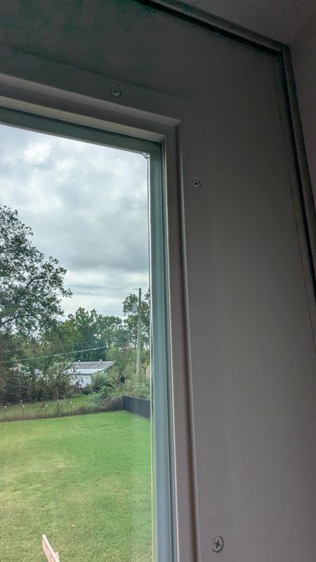 LARSON 20 Midview 30-in x 81-in White Wood core Reversible Hinge Storm ...