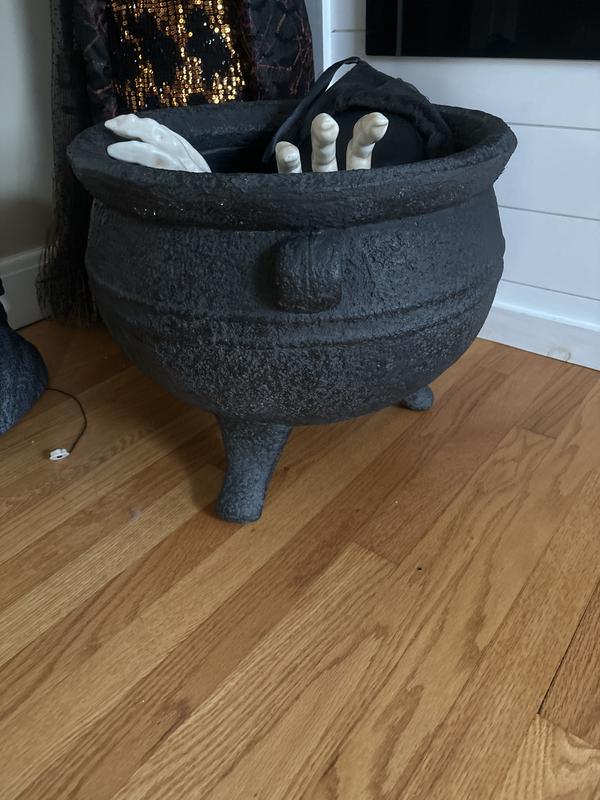 Haunted Living 15-in Cauldron Candy Bowl Decoration 400235-5 at Lowes.com