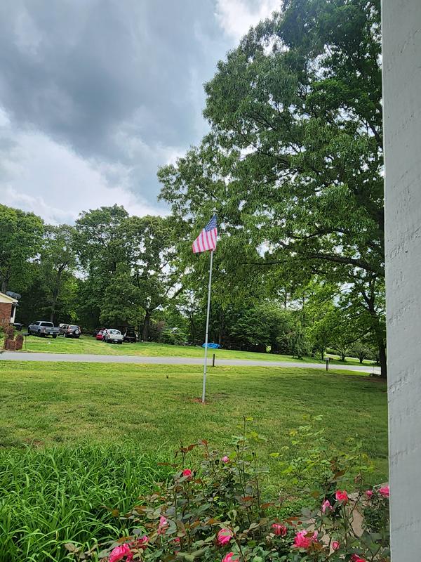 Anley Authentic 3" Metal Flag pole ball topper at Lowes.com