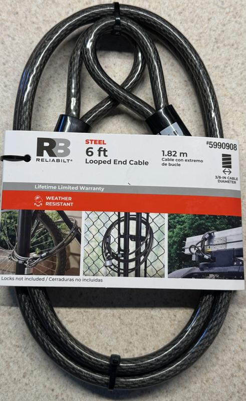 RELIABILT Looped End Cable 72-in Cable Lock in the Cable Locks ...
