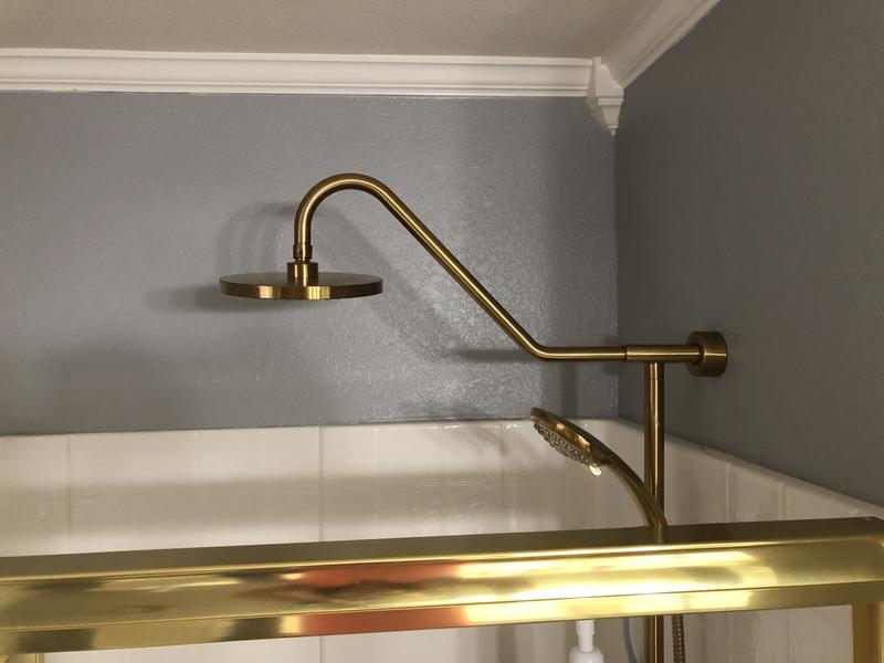 PULSE Retro Fit Chrome 8-in Shower Faucet Bar System with 2-way ...