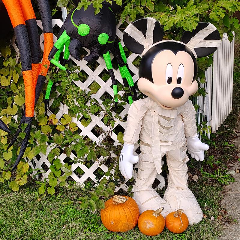 Disney 4-ft Mickey Mouse Mummy Motion Activated Animatronic in the ...
