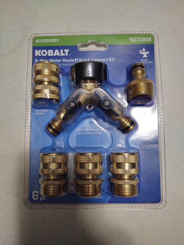 Kobalt Brass Quick connector set in the Garden Hose Quick Connectors ...