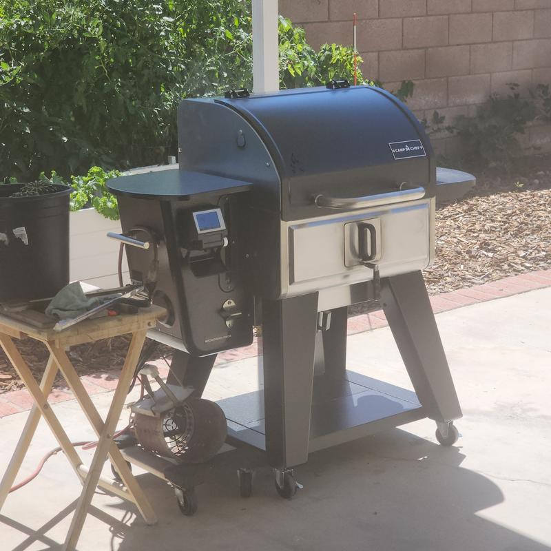 Camp Chef Woodwind PRO WIFI 24 811-Sq in Black Pellet Grill with Smart ...