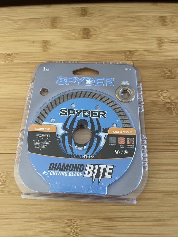 Spyder Diamond Bite 4-in Wet/Dry Turbo Rim Diamond Saw Blade 14115 at ...
