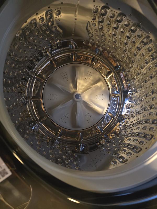 Samsung 5.5-cu ft High Efficiency Impeller Smart Top-Load Washer (White ...