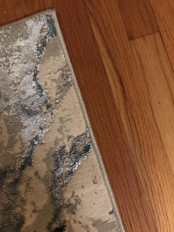 Style Selections Nightsky Marble 5 X 8 (ft) Blue Gray Indoor Geode Area ...