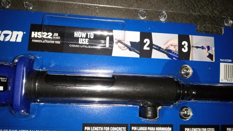Tapcon Single Shot Powder Actuated Hammer Tool 12286 at Lowes.com